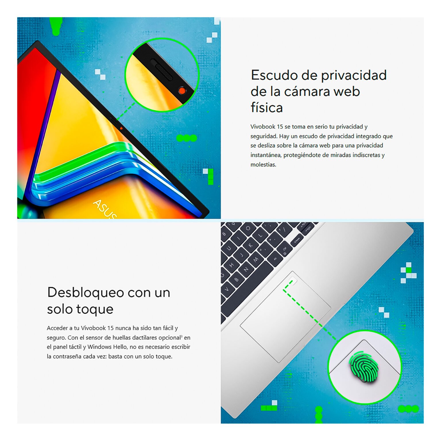Portátil ASUS Vivobook 15 X1502V: i5-13420H, 16GB RAM, 1TB SSD – Azul ...